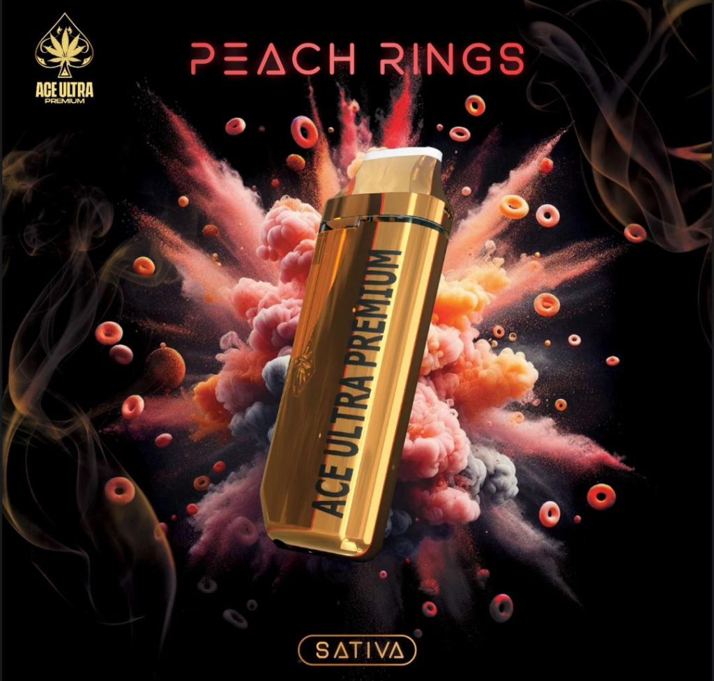 PEACH RINGS|SATIVA - ACE ULTRA PREMIUM